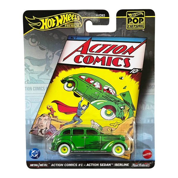 Hot Wheels Premium Pop Culture Action Comics #1 Action Berline - HXD63 ...