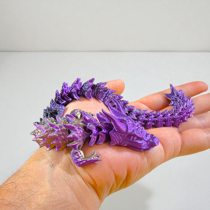 Articulated Dragon Figure - 32 cm Flexible Fantasy Fidget Toy with Col ...