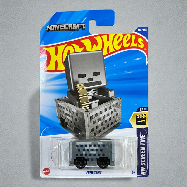Hot Wheels - Minecraft Minecart - 146/250 - 2025 Edition - IMPORTED ...