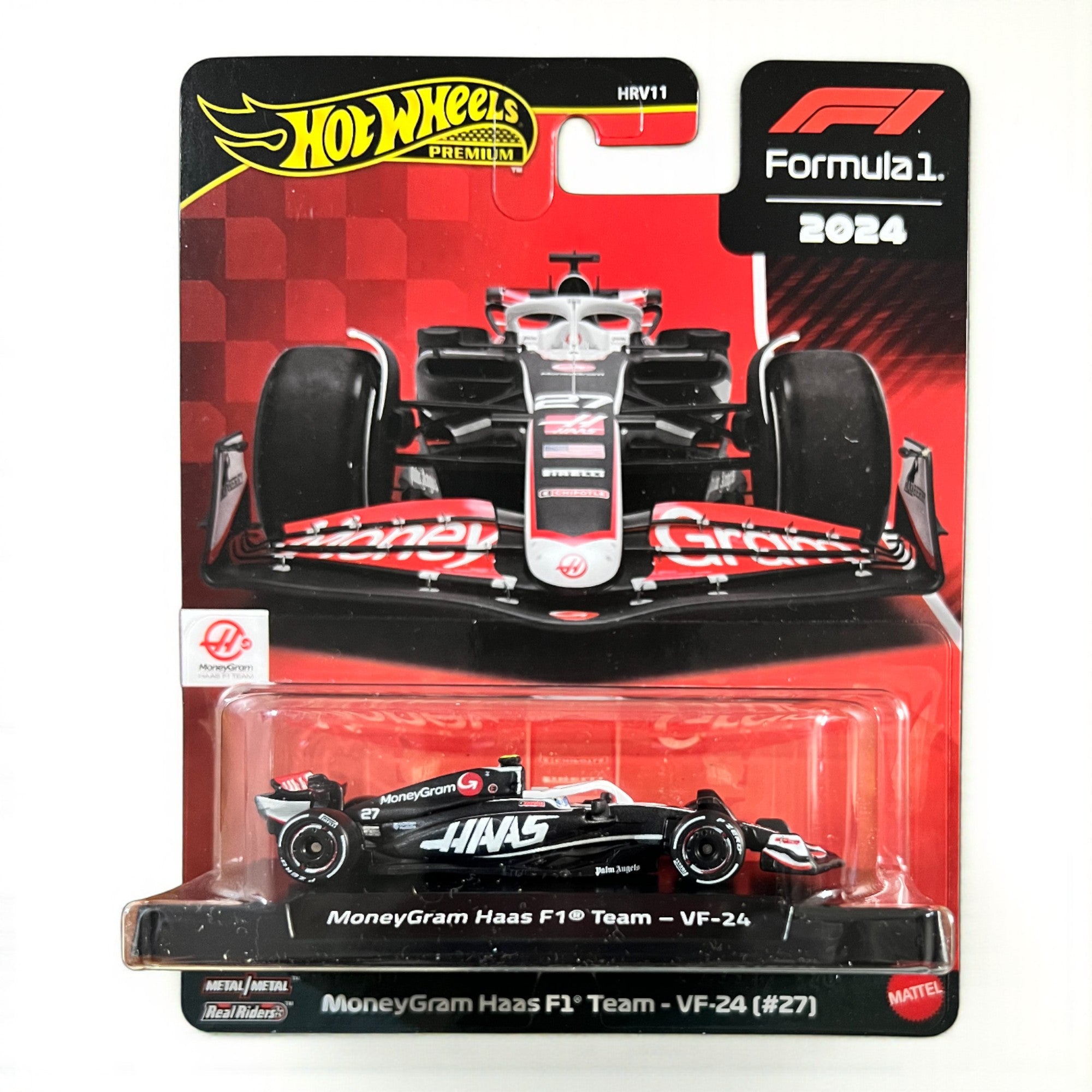 Hot Wheels Premium Formula 1 - MoneyGram HAAS F1 Team VF-24 (#27) - HR ...