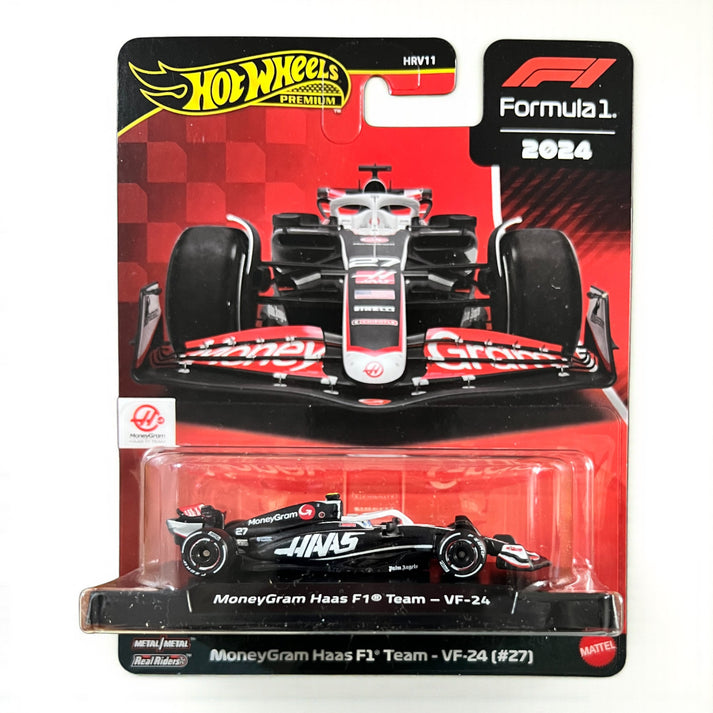 Hot Wheels Premium Formula 1 - MoneyGram HAAS F1 Team VF-24 (#27) - HR ...
