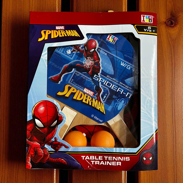 Marvel Spider-Man Table Tennis Trainer for Kids | Ping Pong Ball Game ...